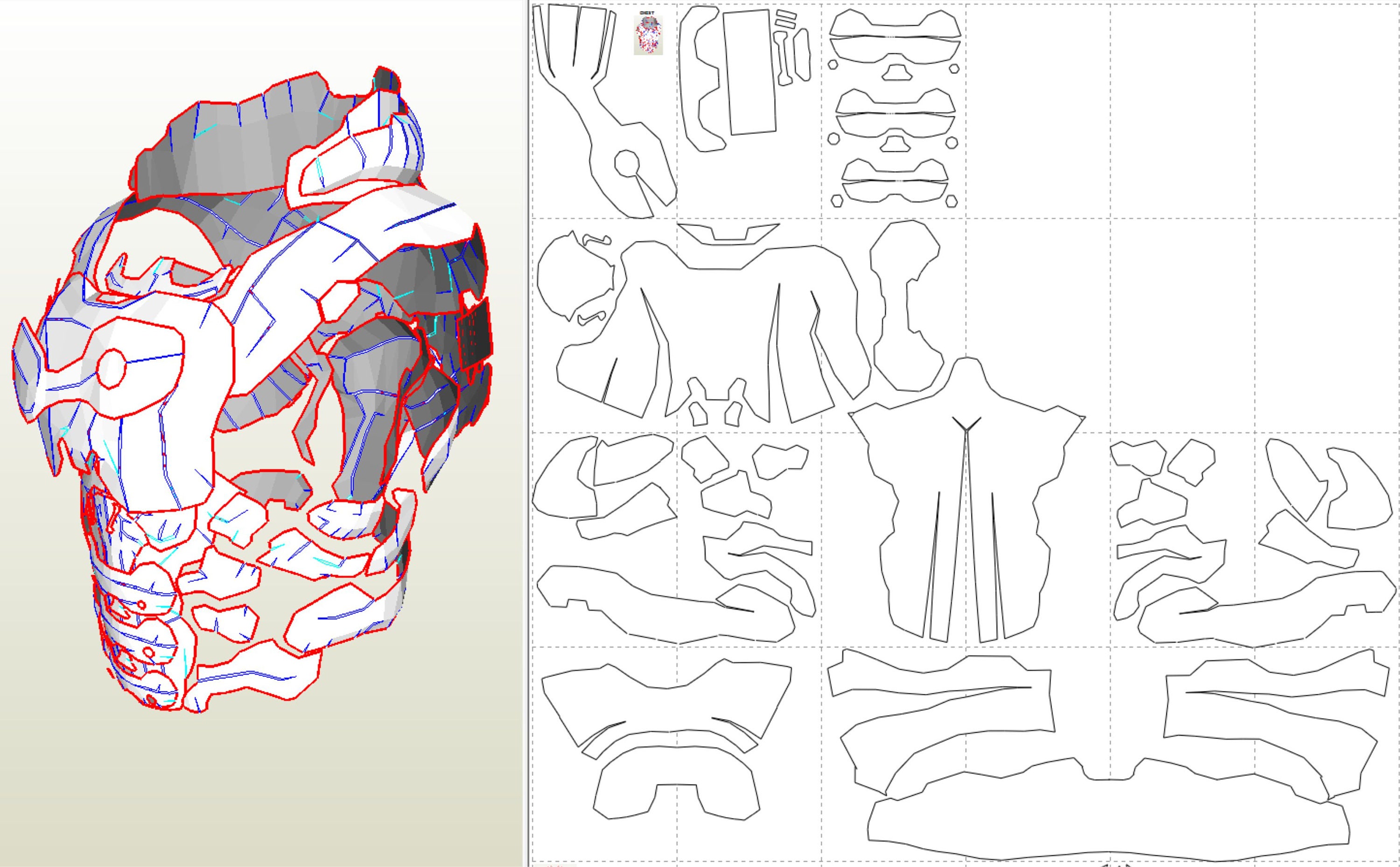 EVA Foam Doomguy Body Armor Pepakura Templates to Build Your - Etsy Canada