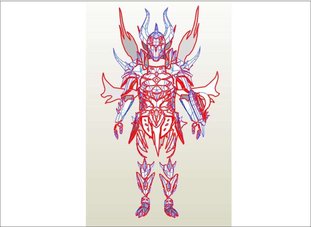 Monster Hunter Xeno Jiiva Body Armor EVA Foam Patterns - Etsy
