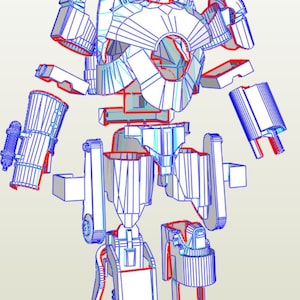 Mark 1 Armor Suit Wearable Cosplay Pepakura Patters to Build Your Own ...