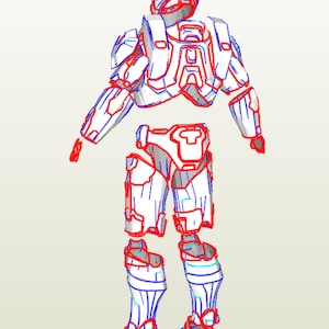 Master Chief Infinite Armor Suit: EVA Foam Pepakura PDF Templates - Etsy
