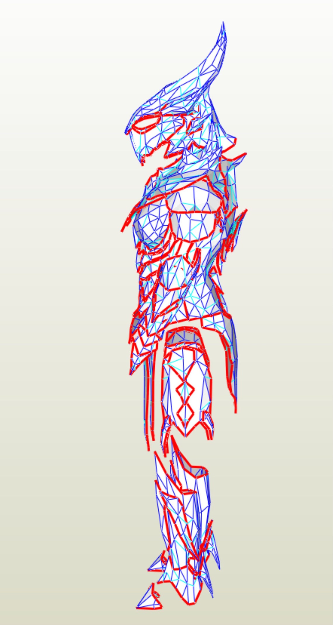 Paper Kit Female Daedric Armor Suit Templates for Eva Foam - Etsy