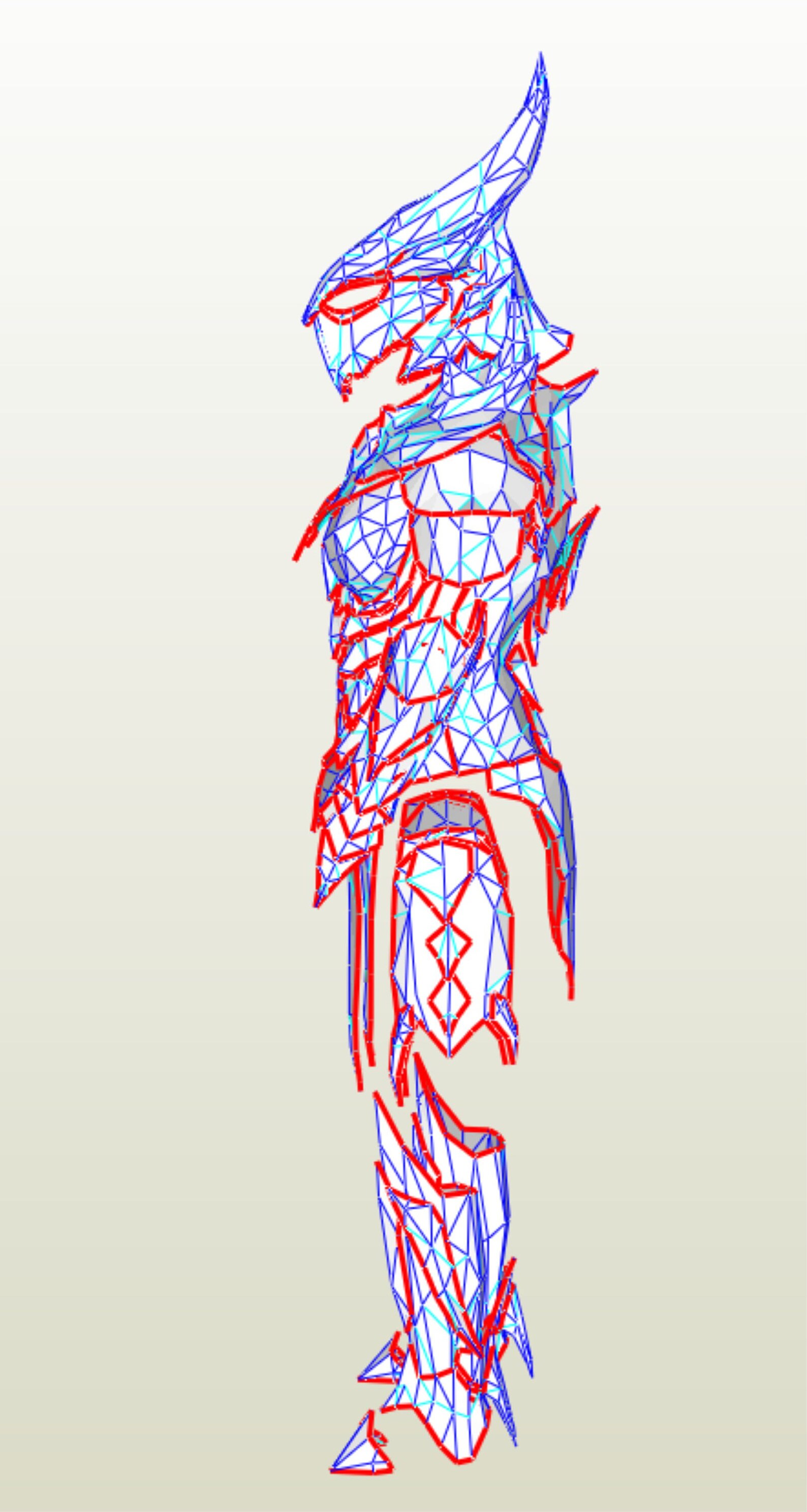 Paper Kit Female Daedric Armor Suit Templates for Eva Foam - Etsy