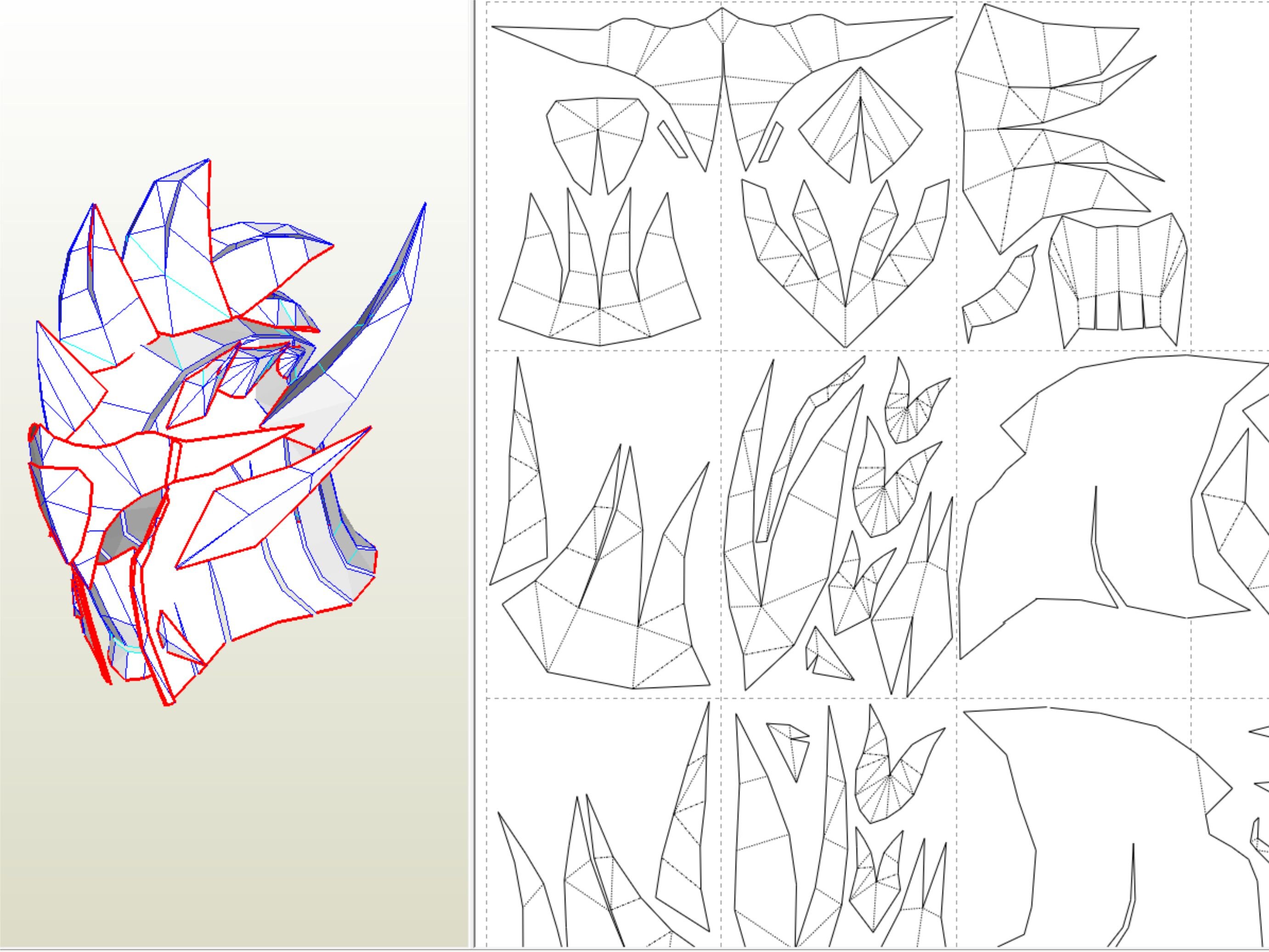 Dreadking Body Armor EVA Foam Pepakura Templates - Etsy