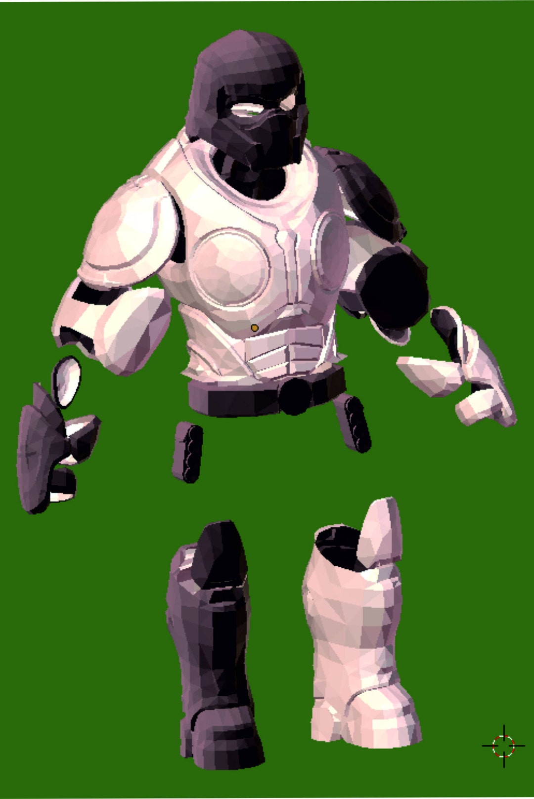 Onyx Guard Armor Suit Rreplica 3 D Patterns For Pepakura To Build Your Own Etsy