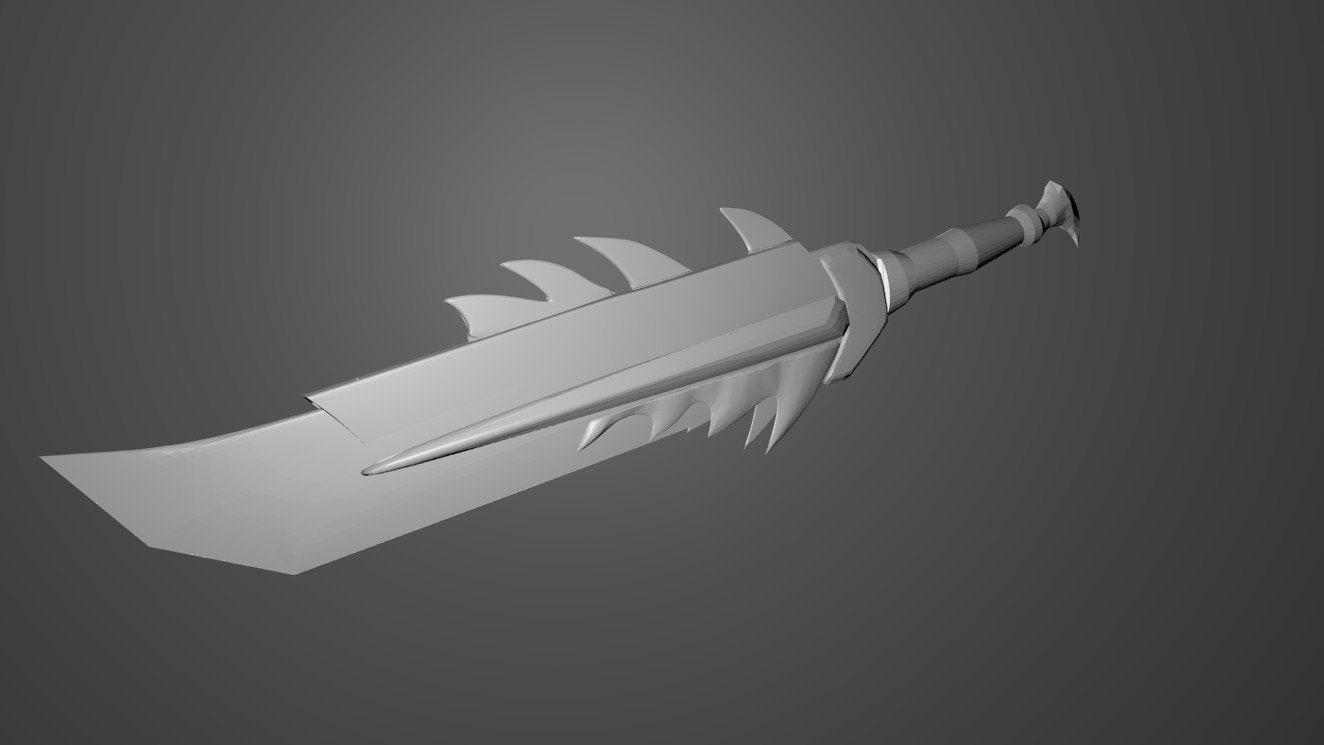 Monsterhunter Charge Blade for 3D Print - Etsy