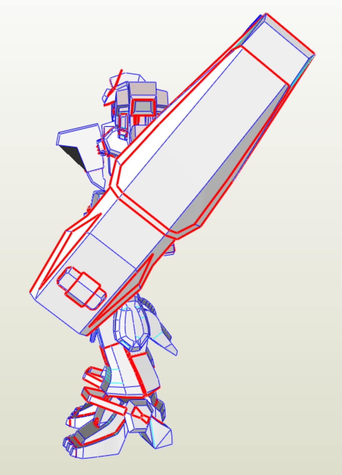 Gundam RX-178 MK II Evafoam Pepakura Templates | Etsy