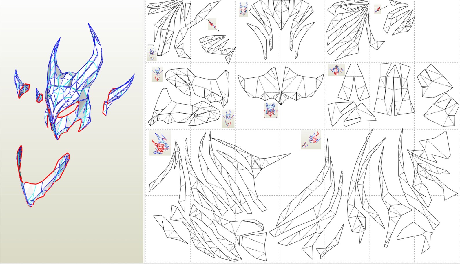 Daedric Male Body Armor Paper Kit of Pepakura EVA Foam DIY Templates - Etsy
