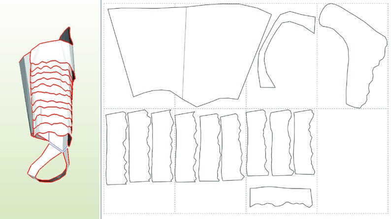 Kratos Armor EVA Foam Templates - Etsy