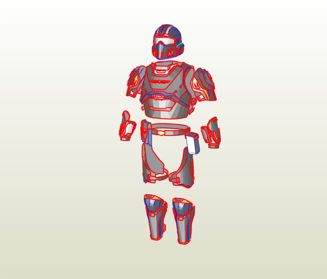 Helldivers 2 Eva Foam Costume Body Armor and Helmet Templates - Etsy