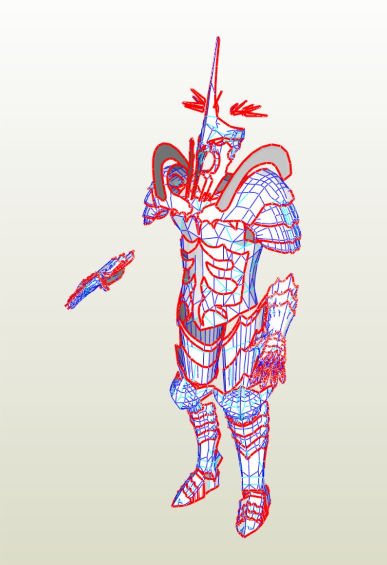 EVA Foam templates of Witch king of Angmar wearable armor PDF | Etsy