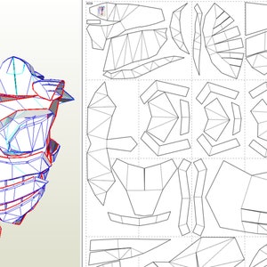 EVA 01 Evangelion Body Armor Foam Templates - Etsy