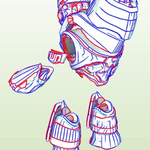 Infinite Grunt Pepakura EVA Foam Templates - Etsy