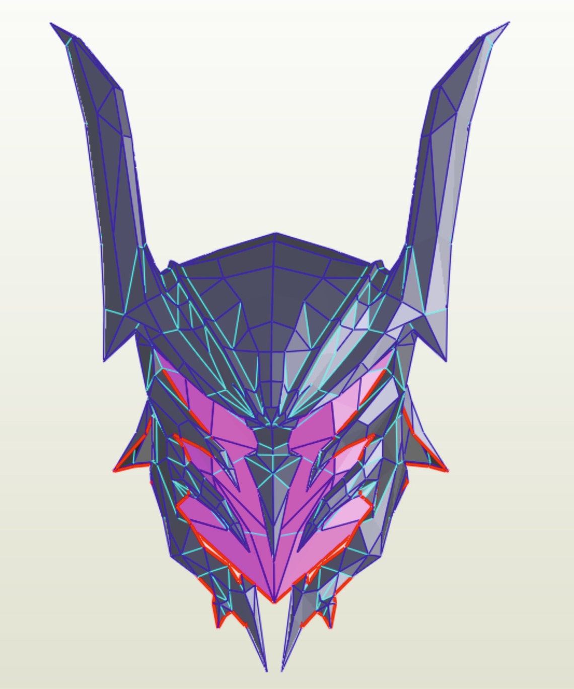 Monster Hunter Series Gore Magala Helmet Replica Template for | Etsy