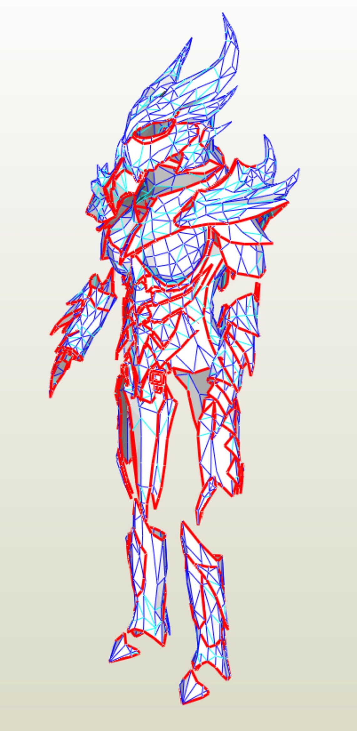 Paper Kit Female Daedric Armor Suit Templates for Eva Foam - Etsy