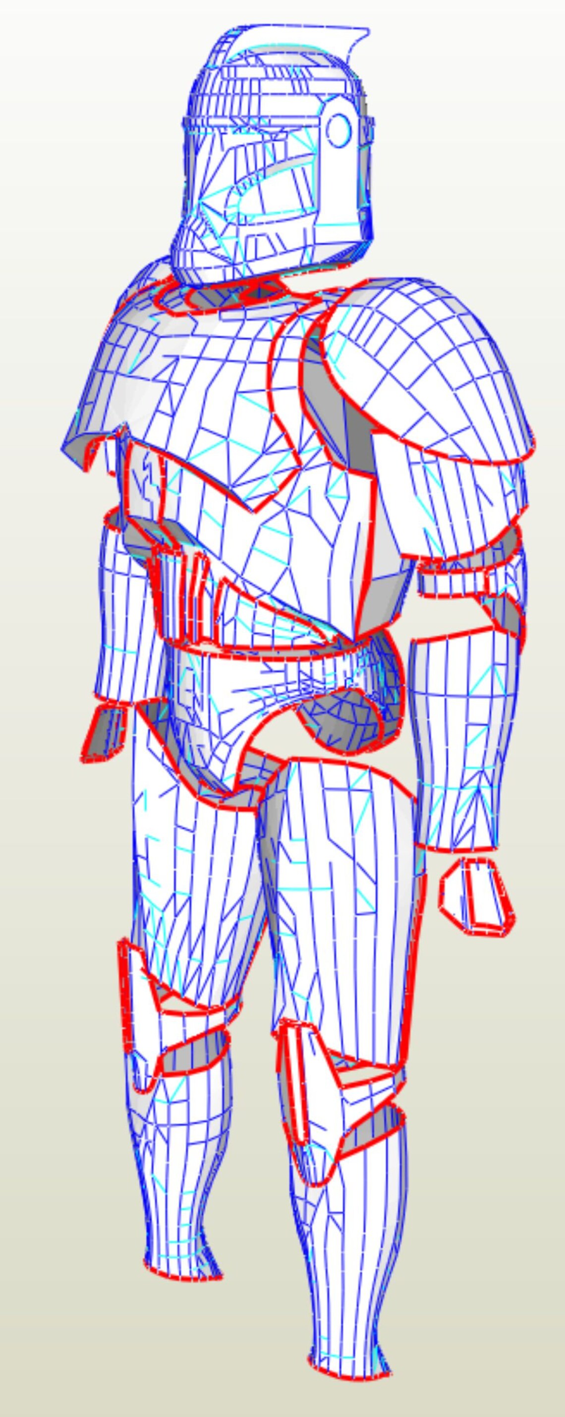 Clone Trooper Body Armor Pepakura EVA Foam Templates - Etsy UK