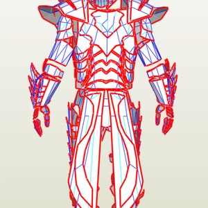 Dreadking Body Armor EVA Foam Pepakura Templates - Etsy