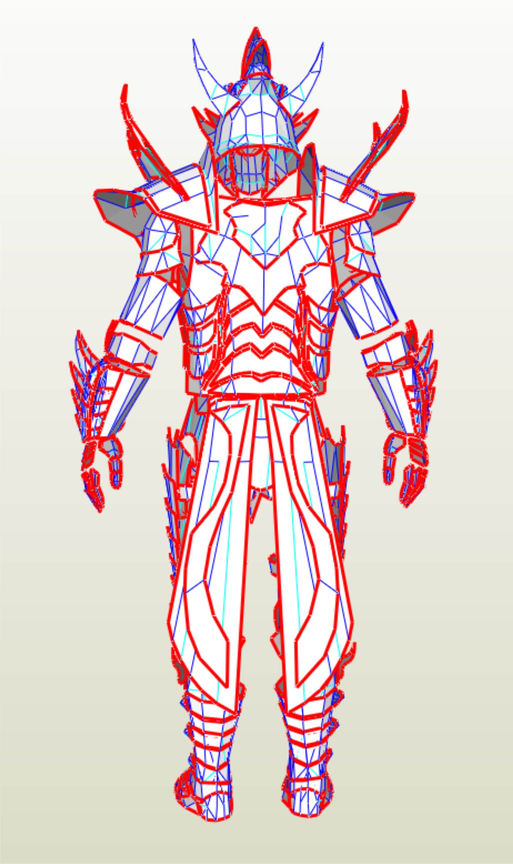 Dreadking Body Armor EVA Foam Pepakura Templates - Etsy