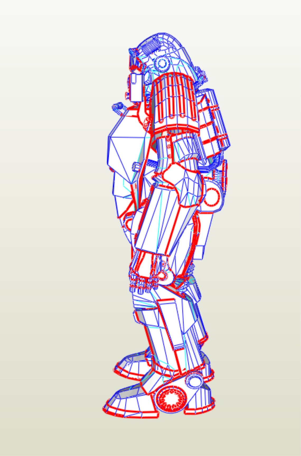 T-45 MOD Power Armor Eva Foam Templates - Etsy