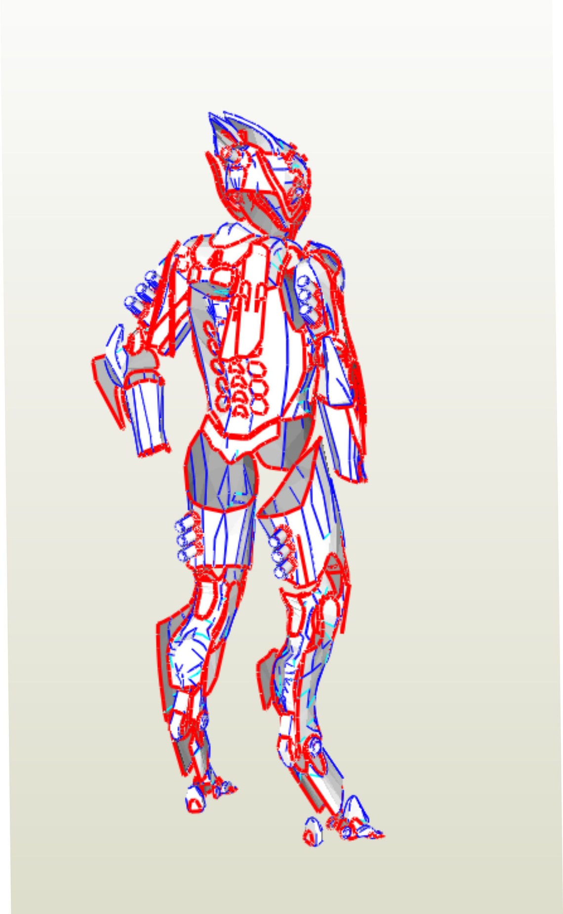 Interceptor Armor Suit DIY Blueprints | Etsy