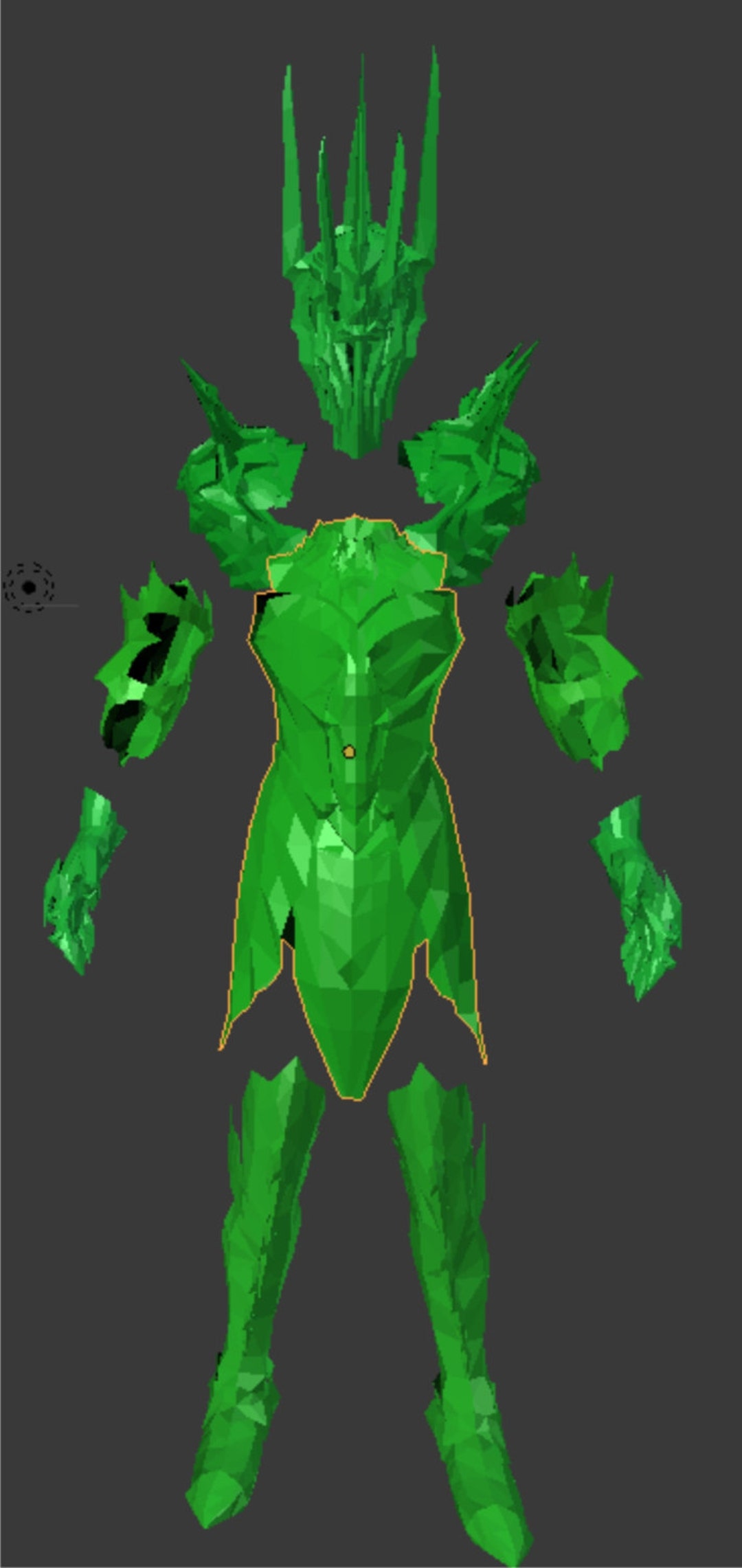 LOTR Sauron Armor Suit Wearable Replica Pepakura Patterns to Build Your ...