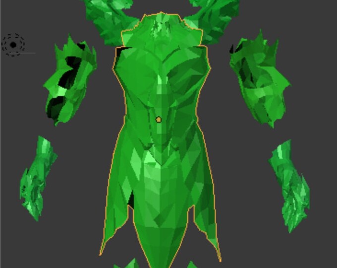 LOTR Sauron Armor Suit Wearable Replica Pepakura Patterns to Build Your ...