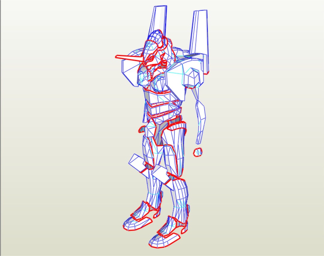EVA 01 Evangelion Body Armor Foam Templates - Etsy