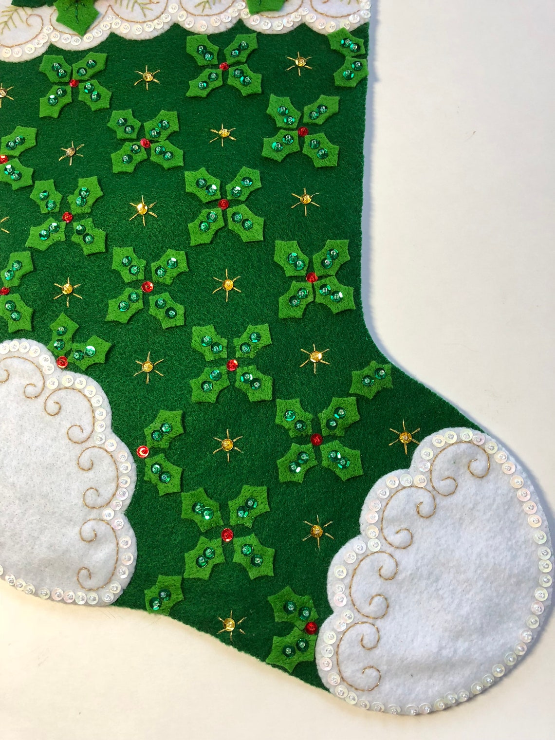 Bucilla Finished Christmas Stocking, Personalized Bucilla Christmas ...