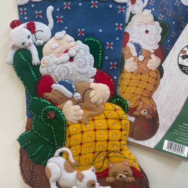 Bucilla Stocking Kit - Etsy