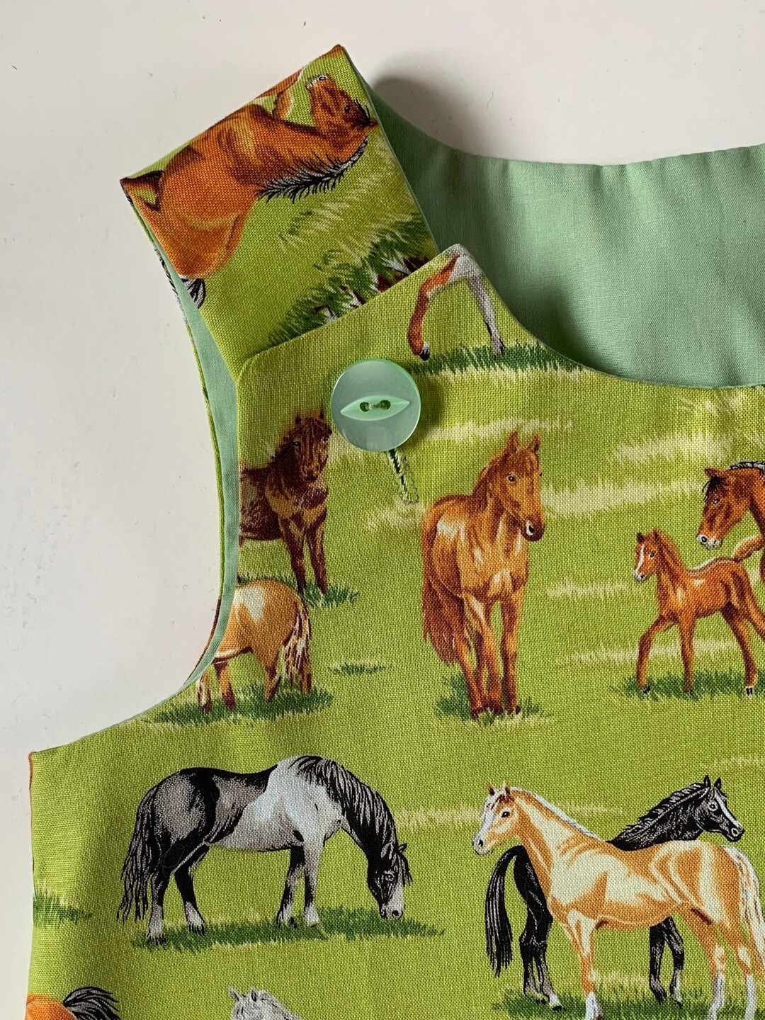 Girls Horse Pony Farm Dress - Etsy