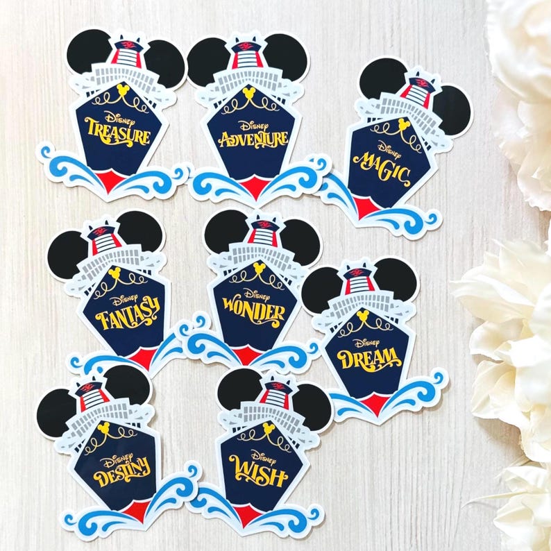 Disney Cruise Ship Stickers (BULK ORDERS AVAILABLE) - Etsy
