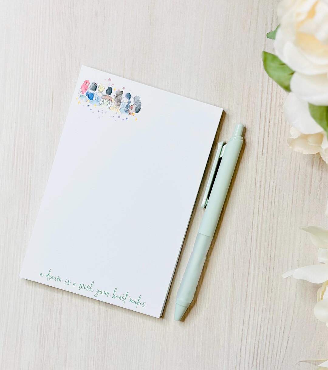 Princess Notepad 4" X 6" or 5" X 7" (add-on Pen Available) - Etsy