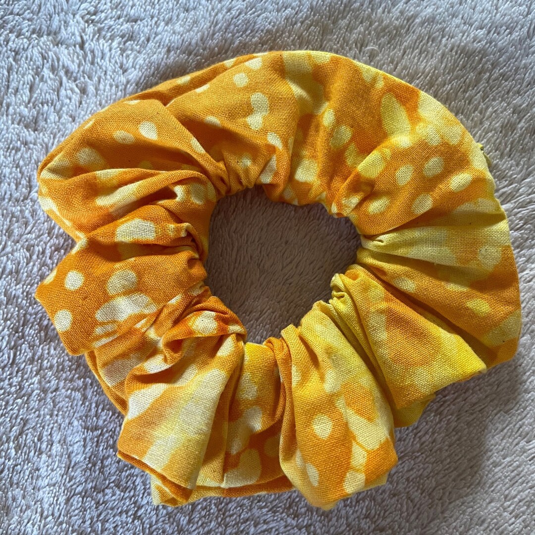 Yellow/golden Stash Scrunchie - Etsy