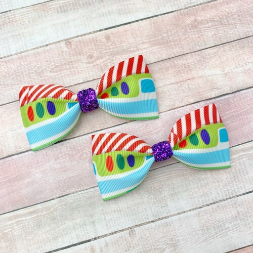 Buzz Lightyear Hair Bow - Etsy
