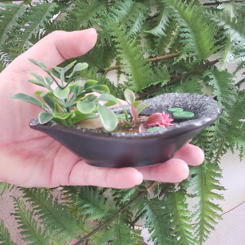 Miniature Koi Pond the Oyster Shell - Etsy