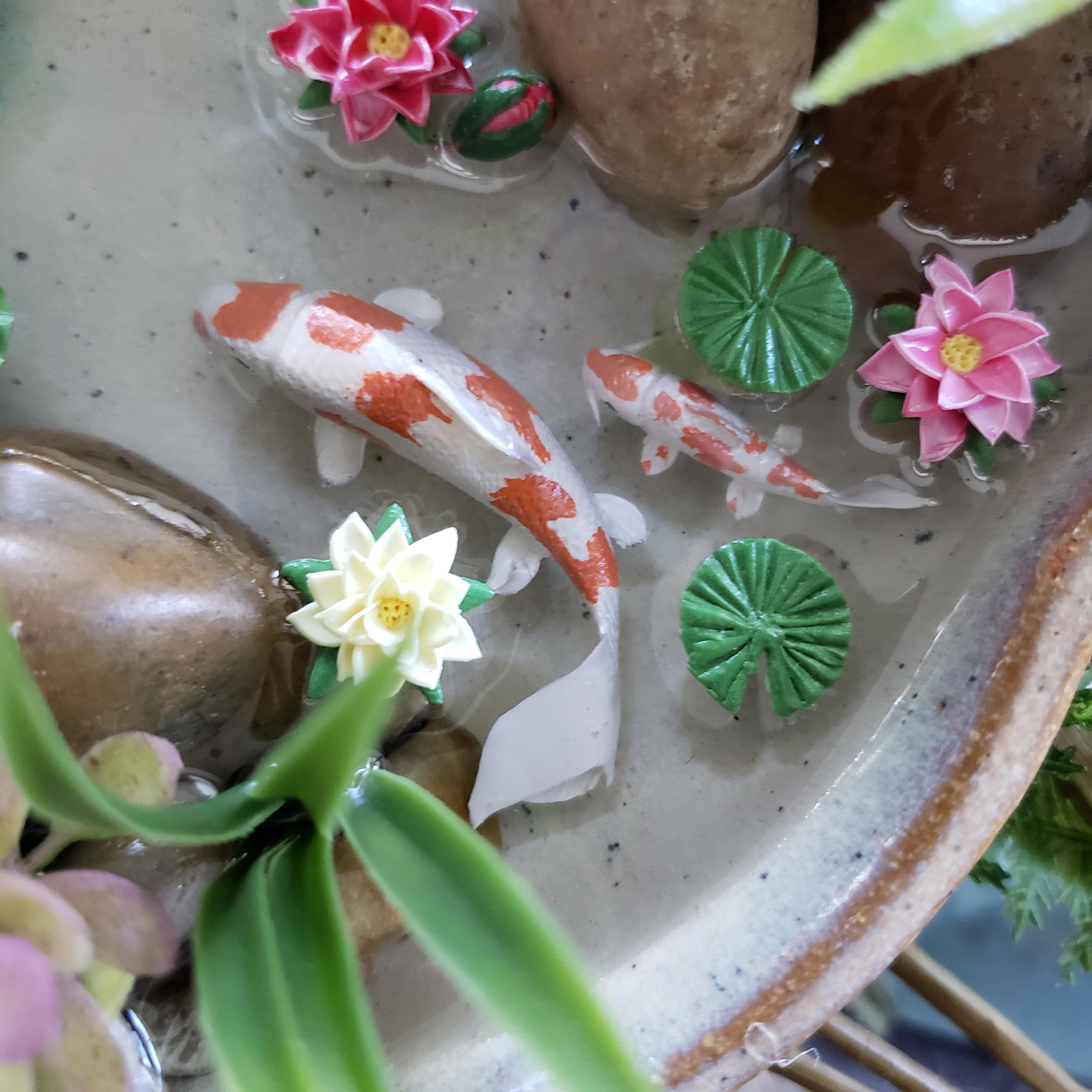 Miniature Koi Pond - Peace Profound - Etsy
