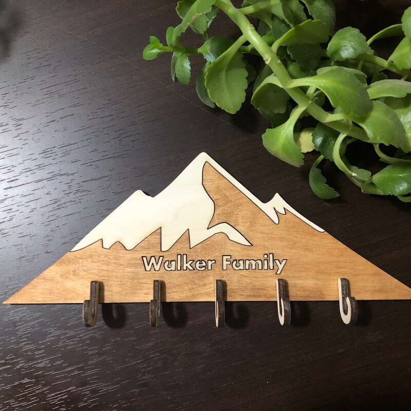 Mountain Key Holder - Etsy