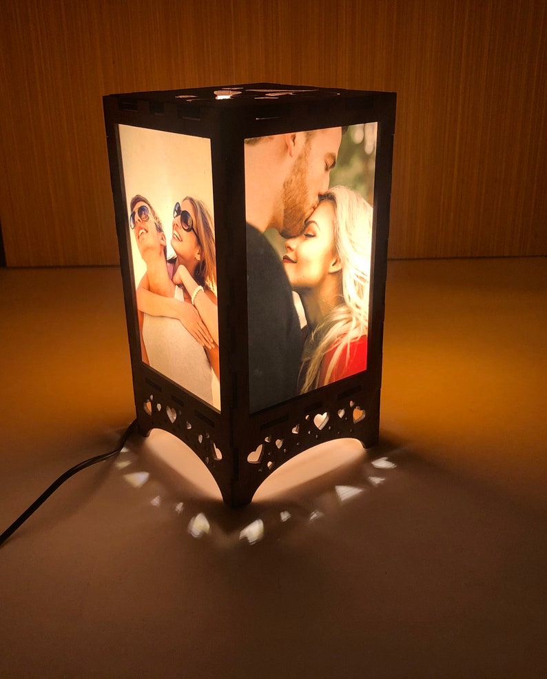 4 Side Photo Lanten Personalized Lantern for Wedding Lantern - Etsy