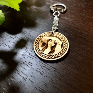Wood Keychain / Engraved Keychain / Personalized Photo - Etsy