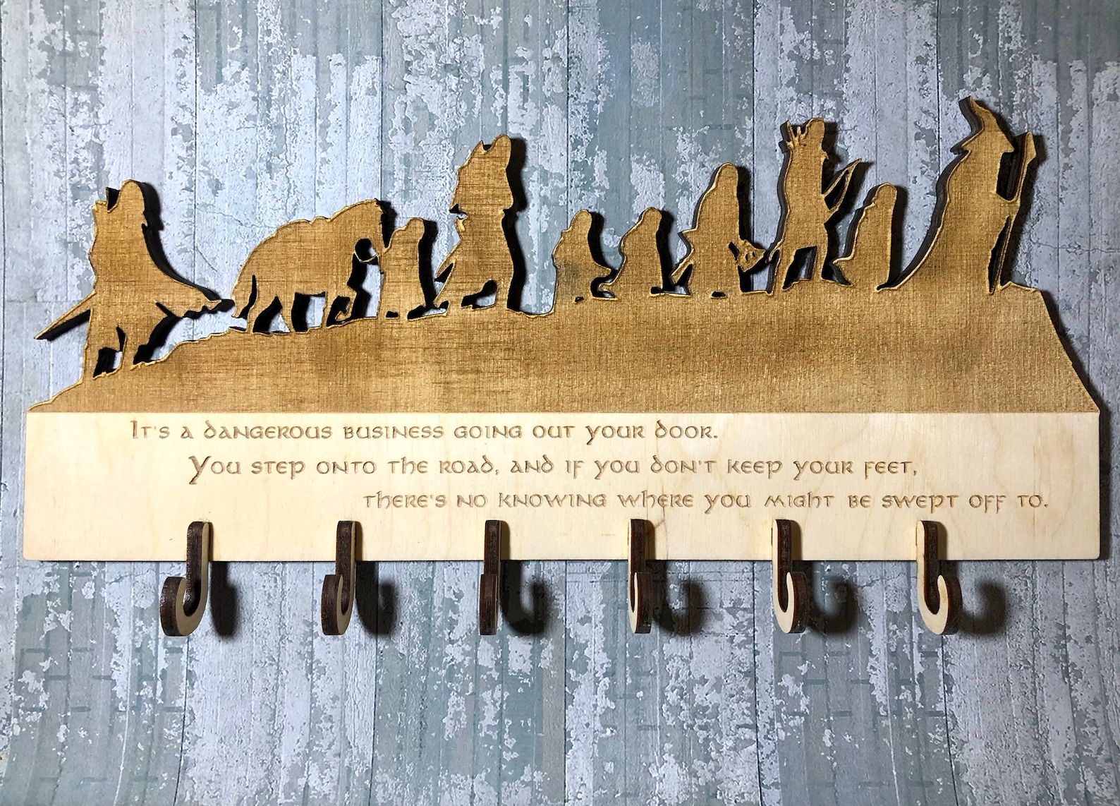 Lord of the Ring Key Holder / Wall Key Holder / Wall Key Rack - Etsy