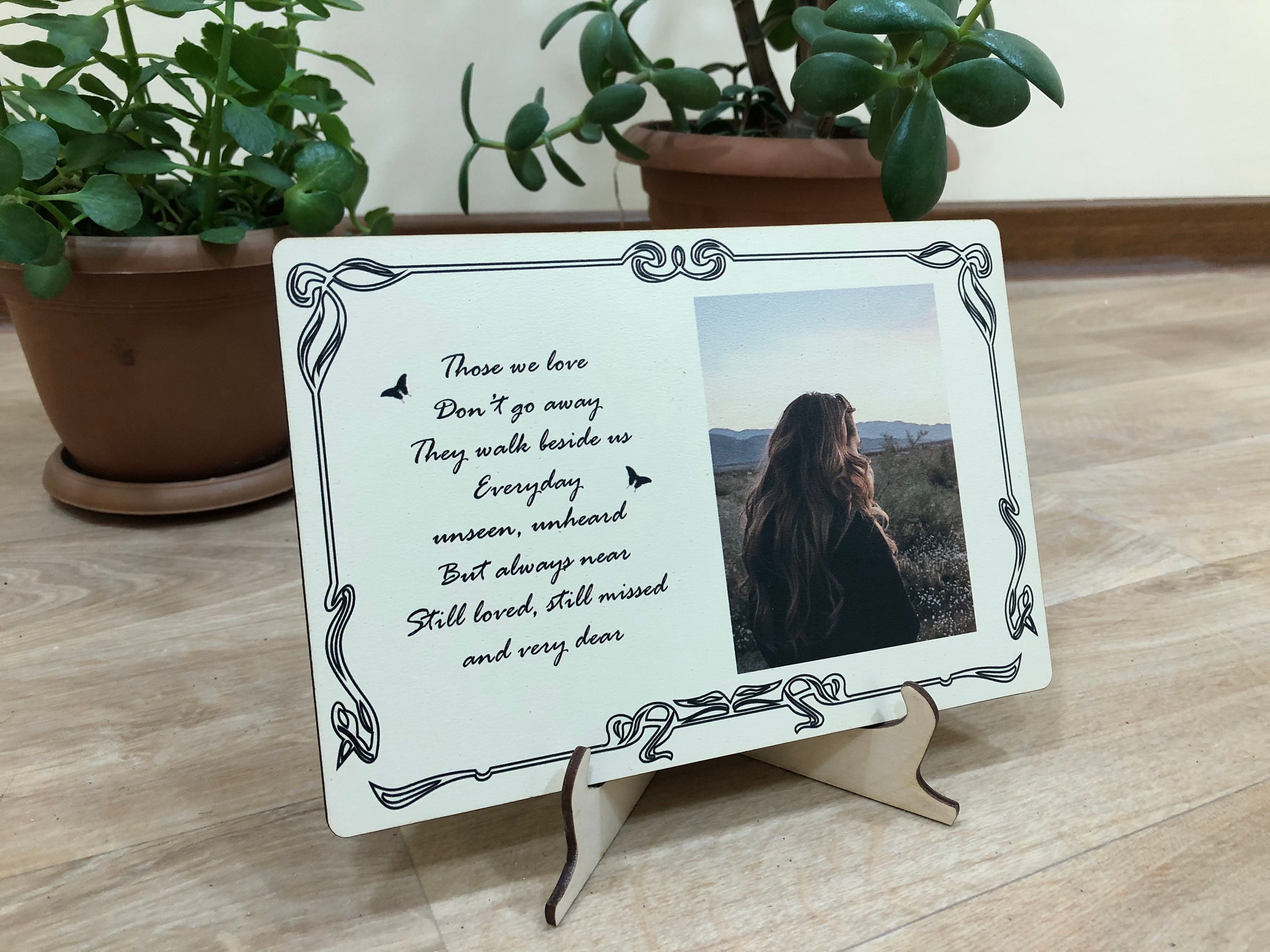 Sympathy Frame Memorial Frame Loss of Mother Loss of Loved - Etsy