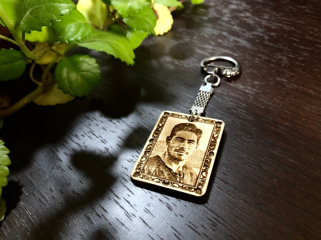 Engraved Photo Keychain / Men Keychain / Boyfriend Keychain ...