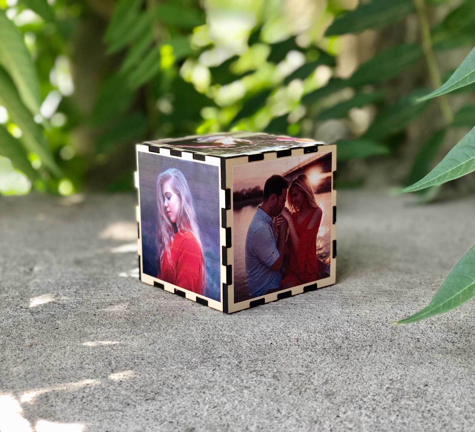 Persoanlized Photo Cube 6 Side Photo Cube Custom Photos - Etsy