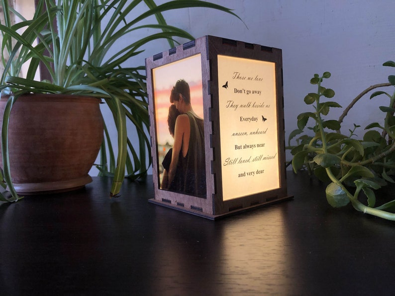 Memorial Photo Lantern in Loving Memory of Mother Those We - Etsy