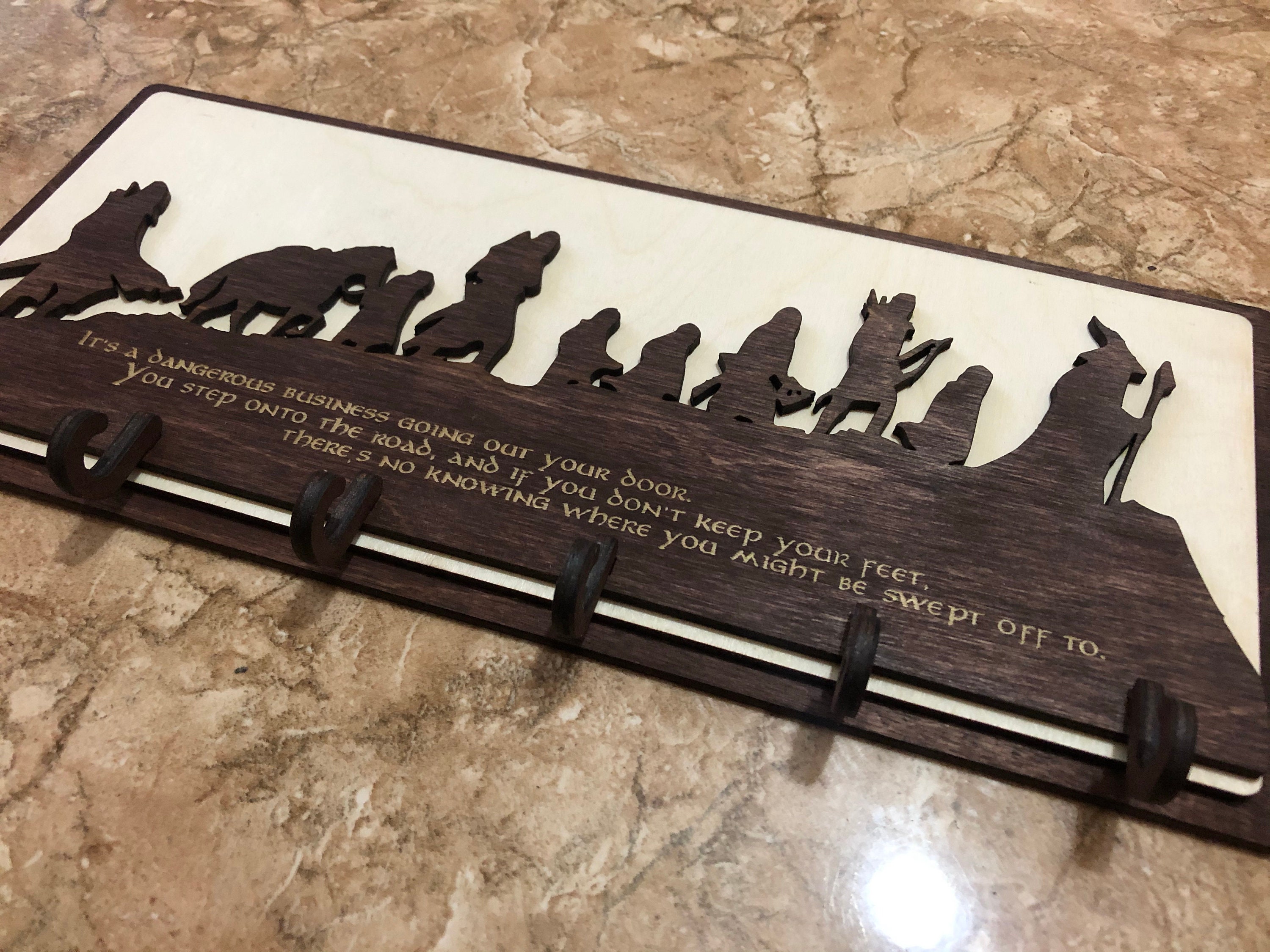 Key Holder for Wall / the Lord of the Rings Wall Key Organizer | Etsy