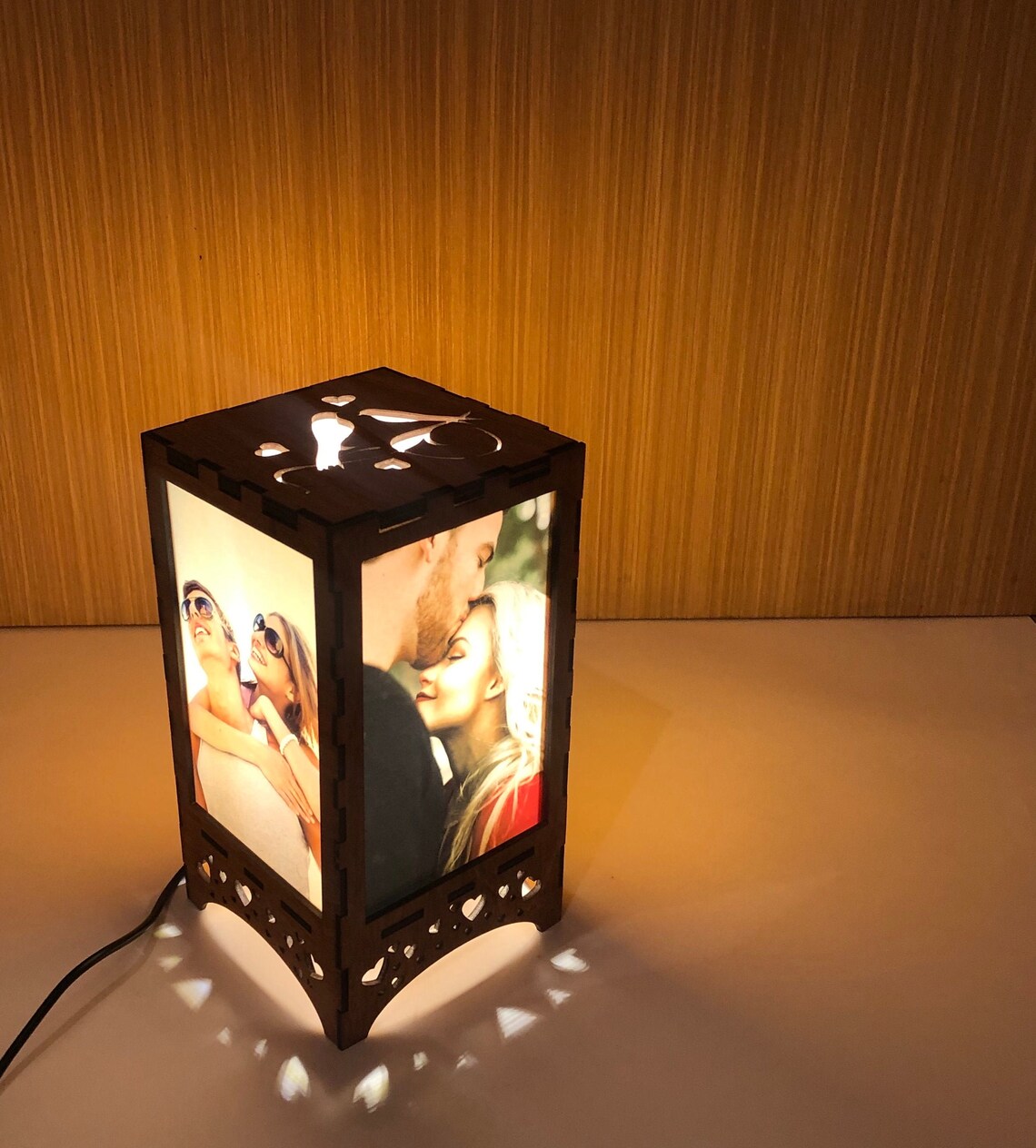 4 Side Photo Lanten Personalized Lantern for Wedding Lantern - Etsy