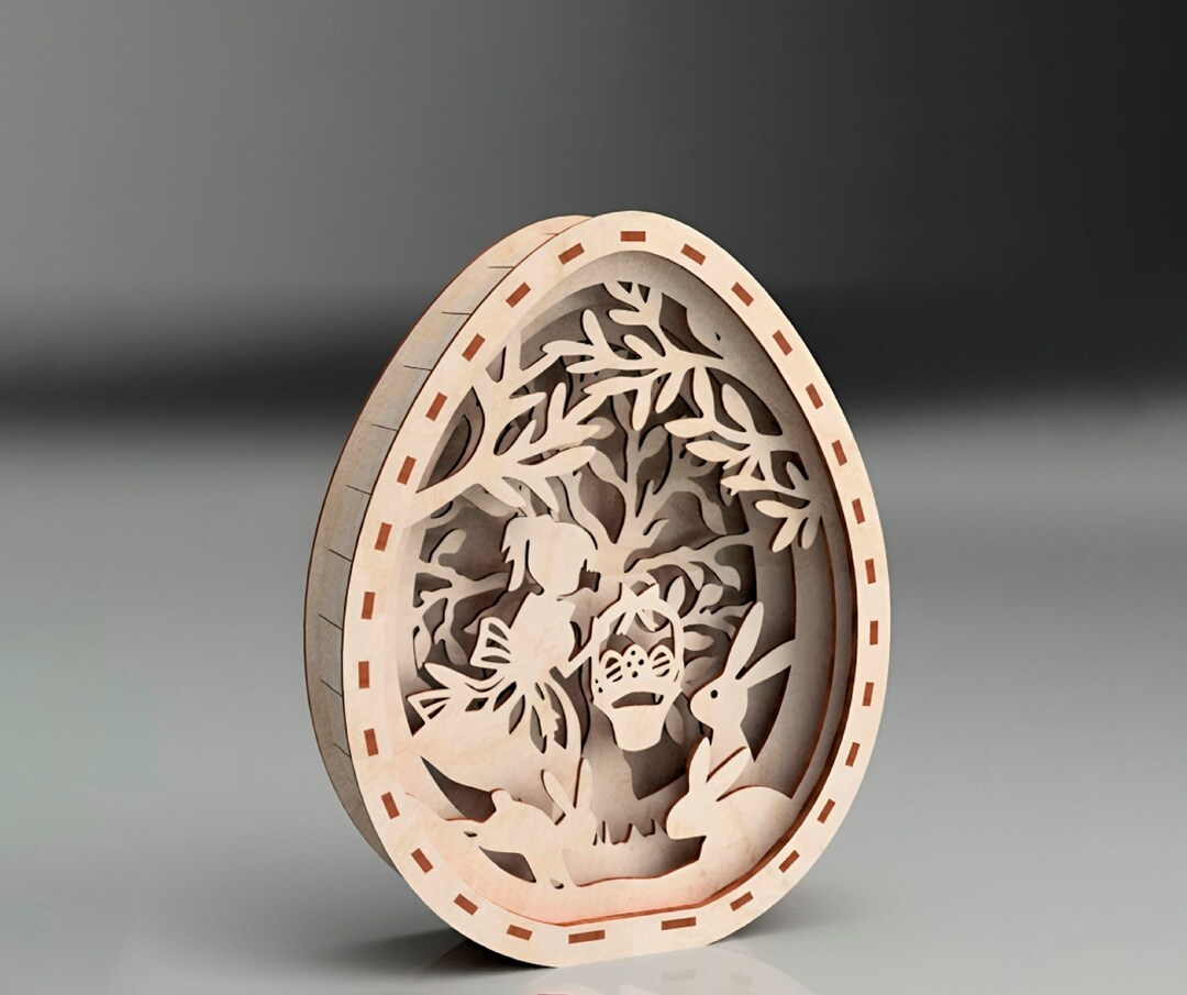 Easter Egg Laser Cut File, Easter Decor SVG File, Digital Download - Etsy