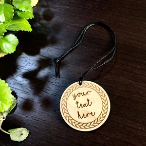 Personalized Rear View Mirror Accessories / Custom Text / Car ...