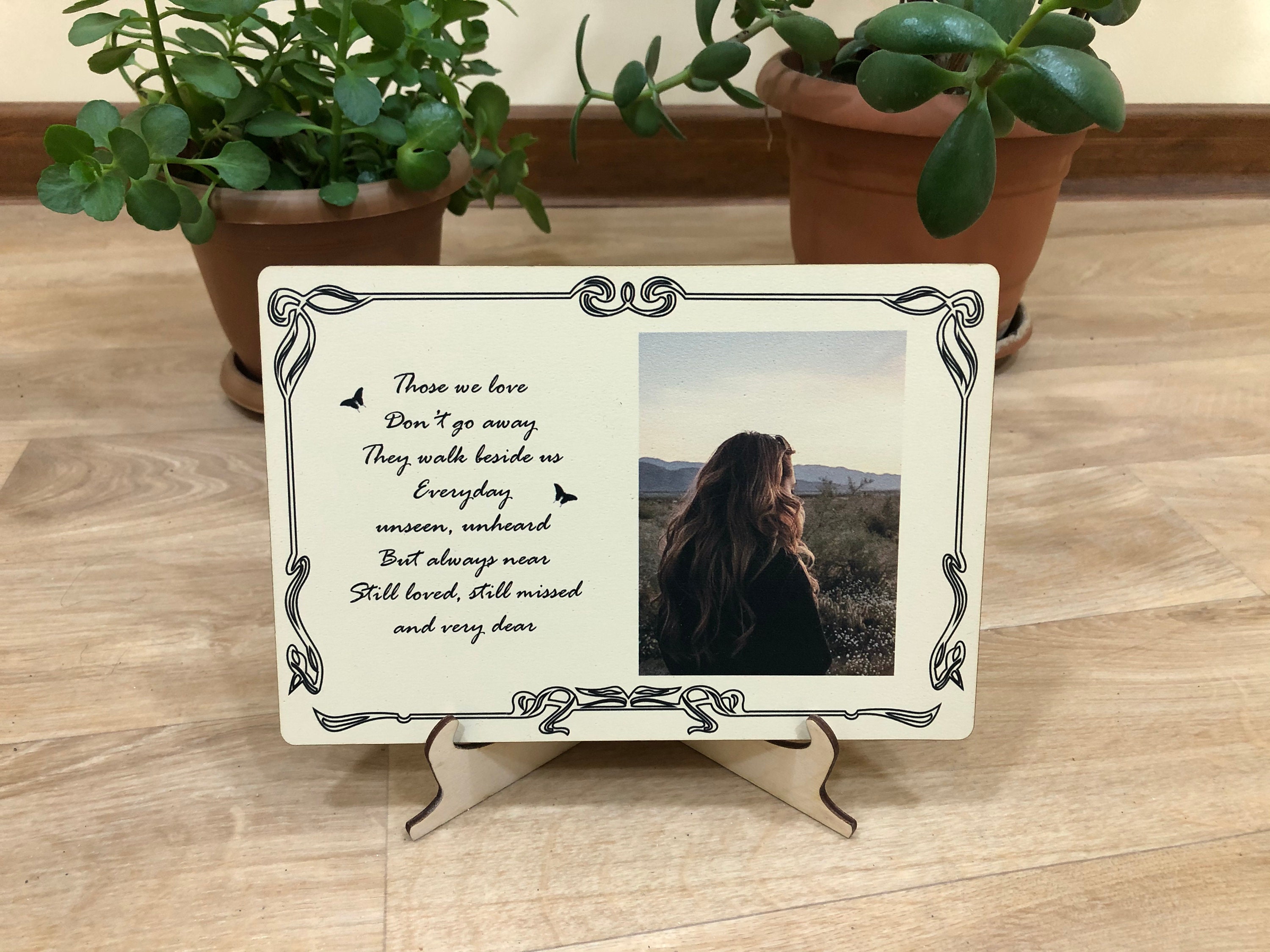 Sympathy Frame Memorial Frame Loss of Mother Loss of Loved | Etsy