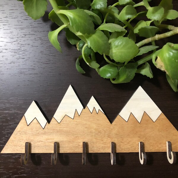 Mountain Key Holder - Etsy
