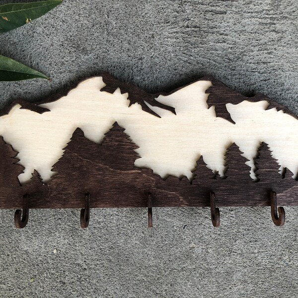 Mountain Key Holder - Etsy